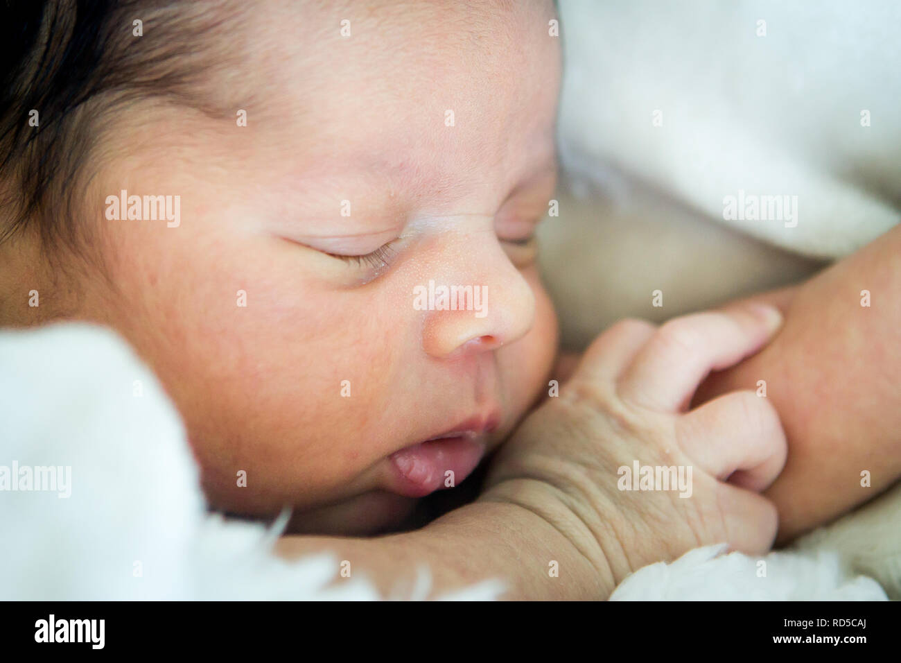 Newborn Half Black Baby