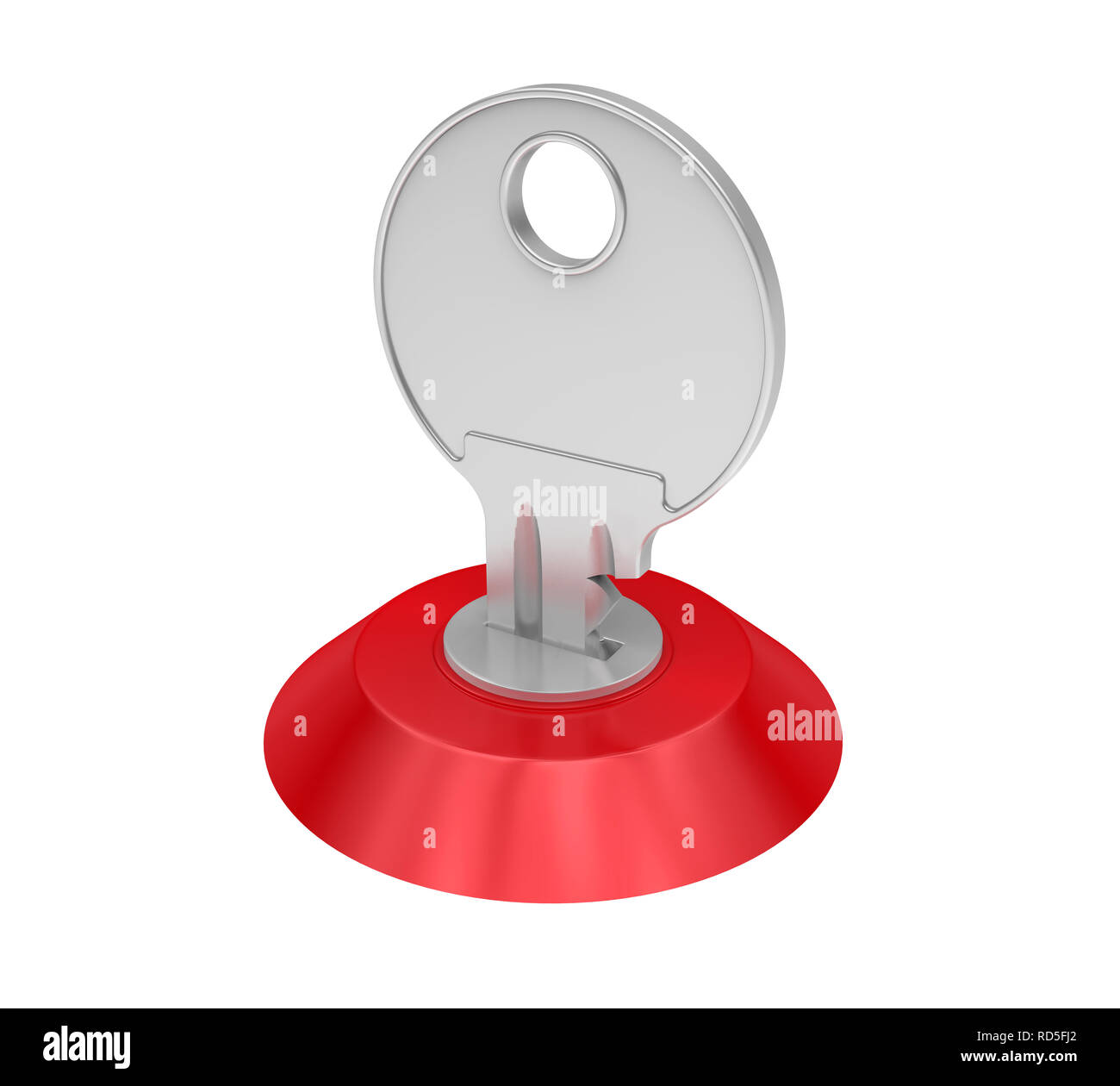 Key and Lock Isolated Stock Photo - Alamy