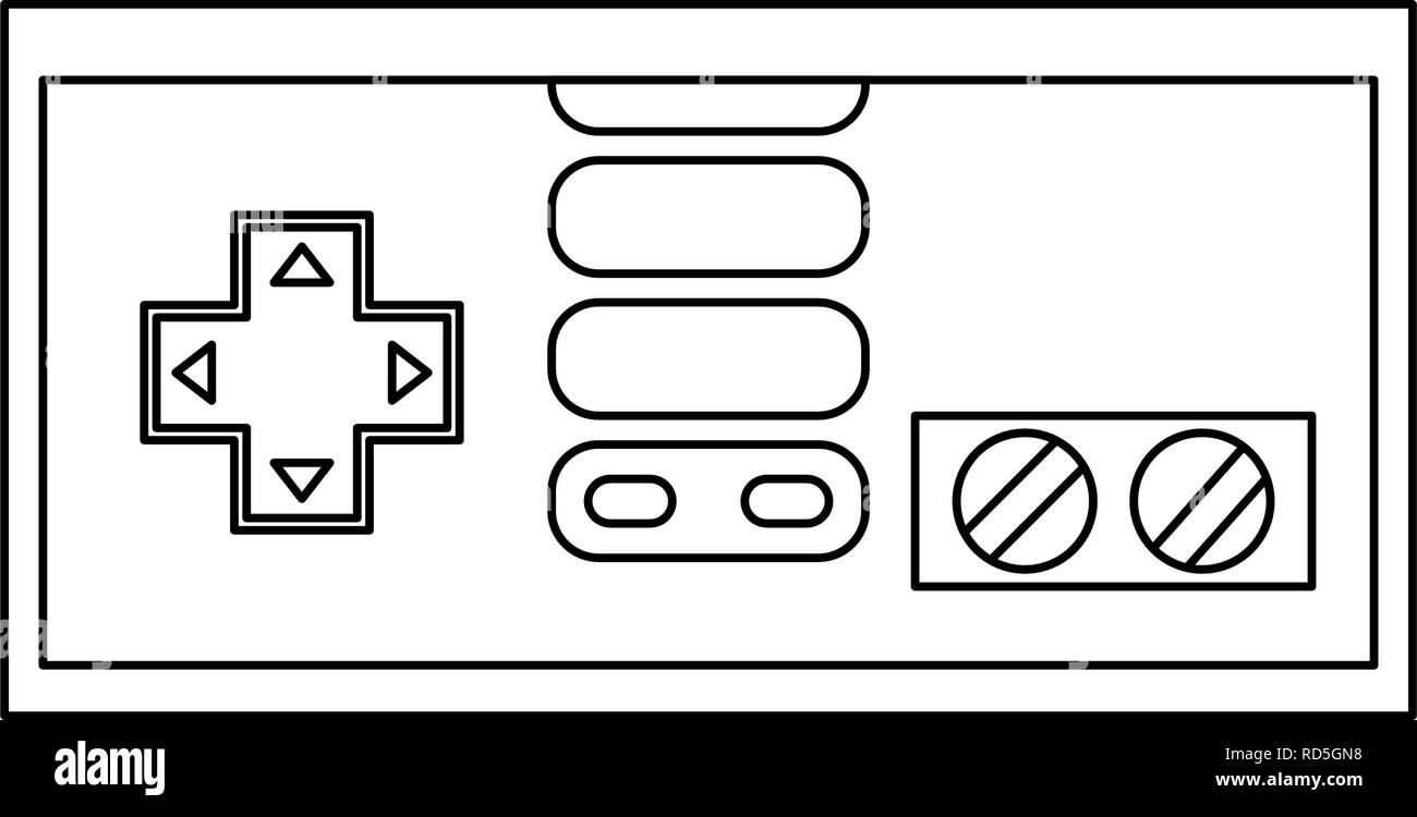 video game control play background vector illustration Stock Vector ...