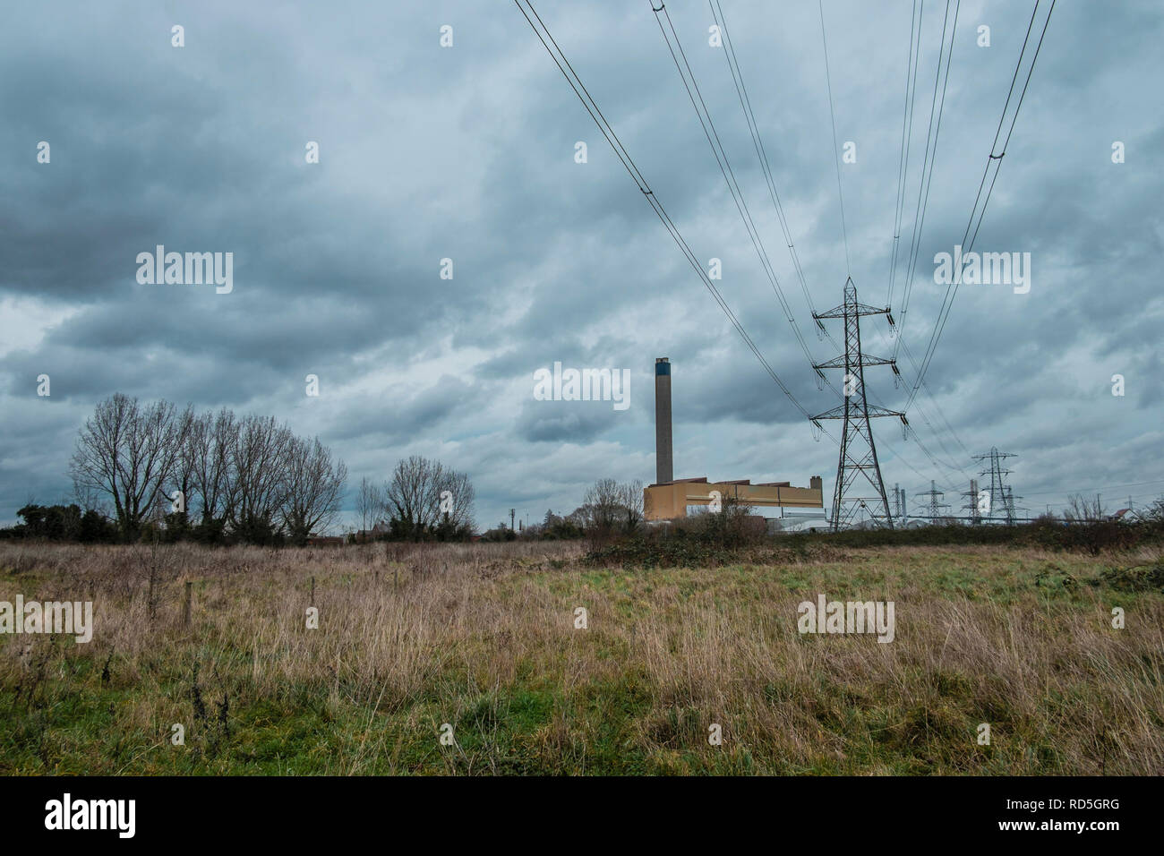 Littlebrook coal-fire power station, Dartford, Kent UK Stock Photo - Alamy