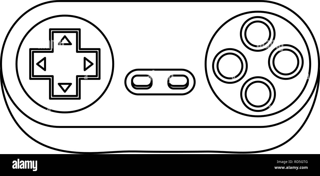 video game control command background vector illustration Stock Vector ...