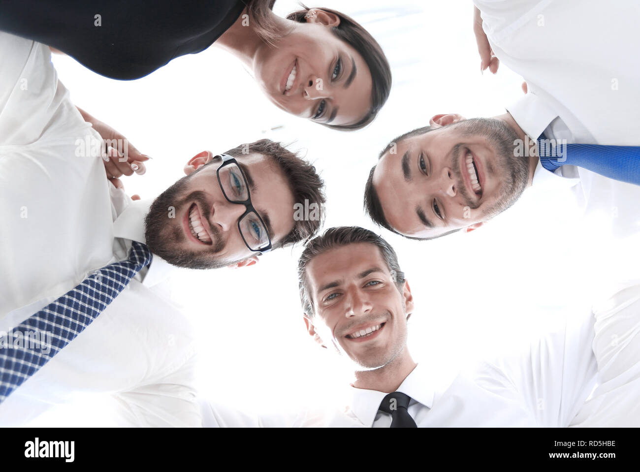 closeup.bottom view.successful business people Stock Photo - Alamy