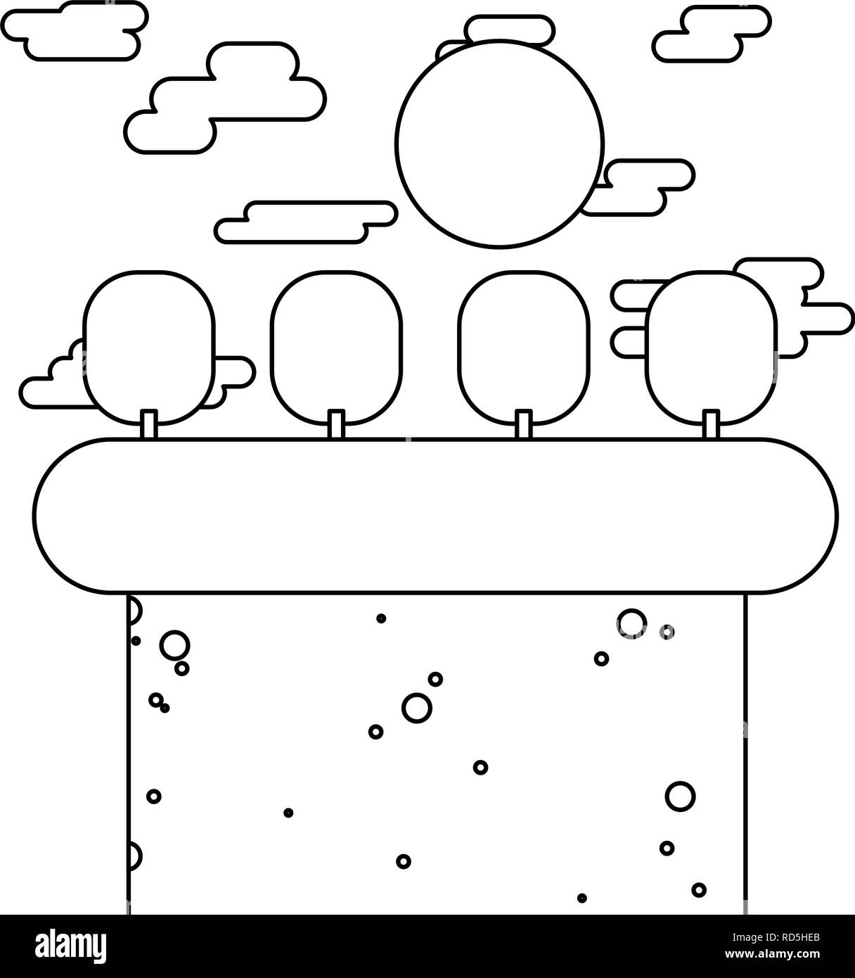 video game base level background vector illustration Stock Vector Image ...