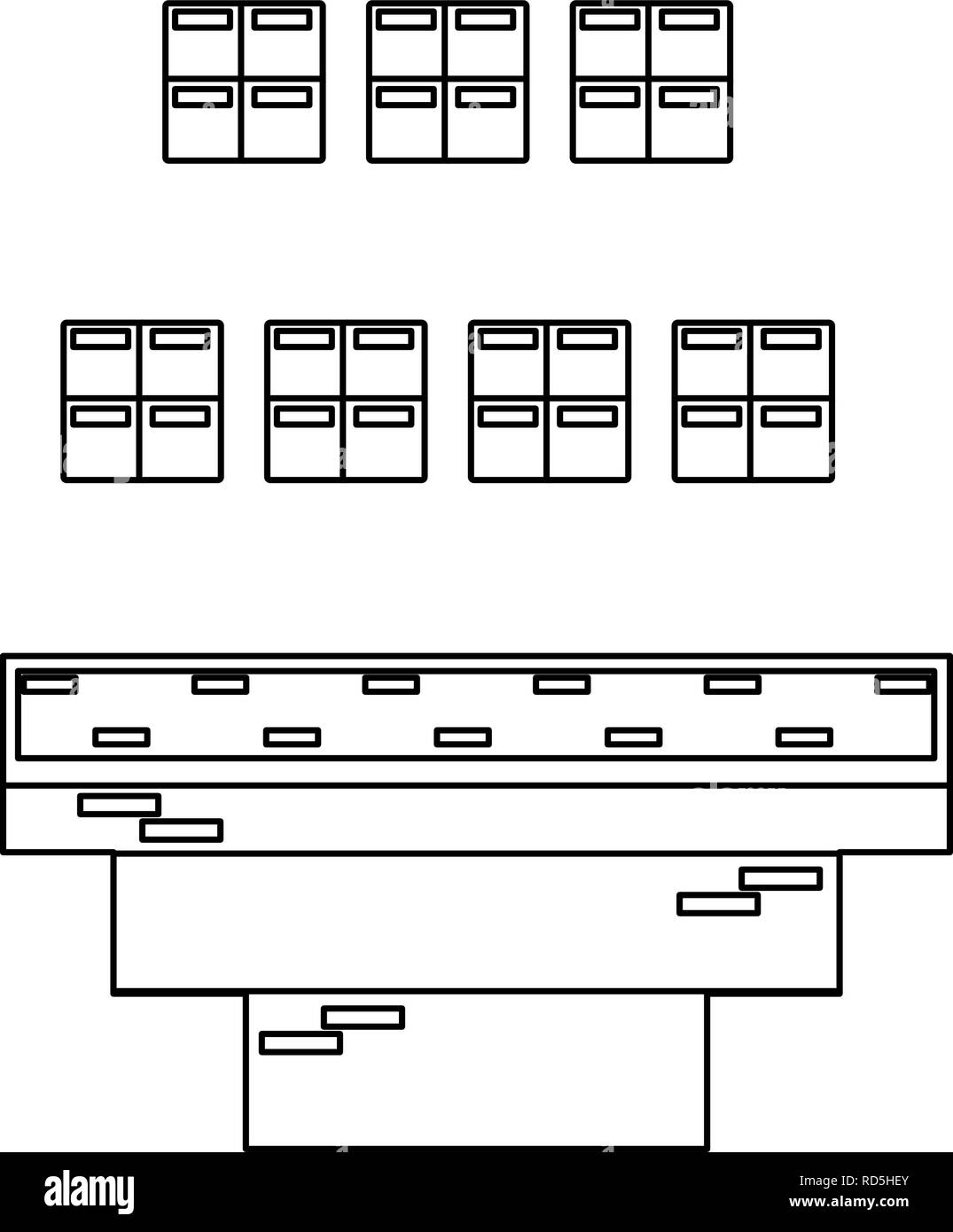 video game bricks base level background vector illustration Stock ...