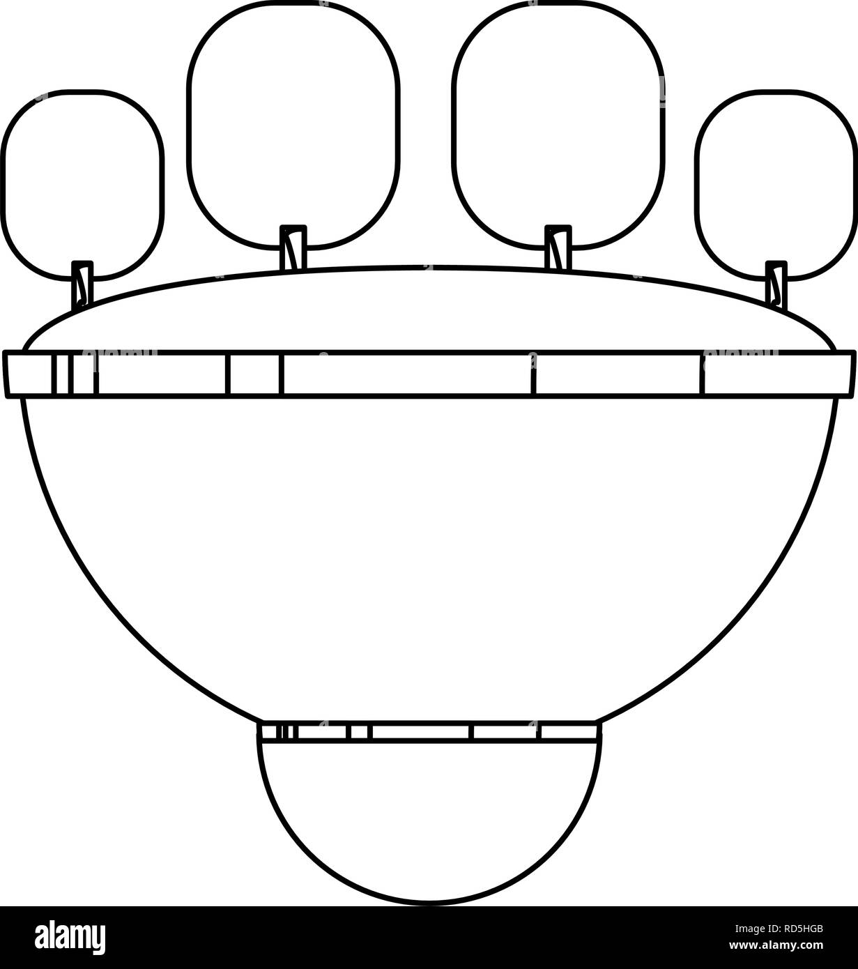 nature tree scene outdoor background vector illustration Stock Vector ...