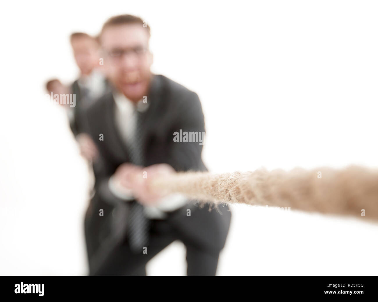 background image of a businessman rising up Stock Photo - Alamy