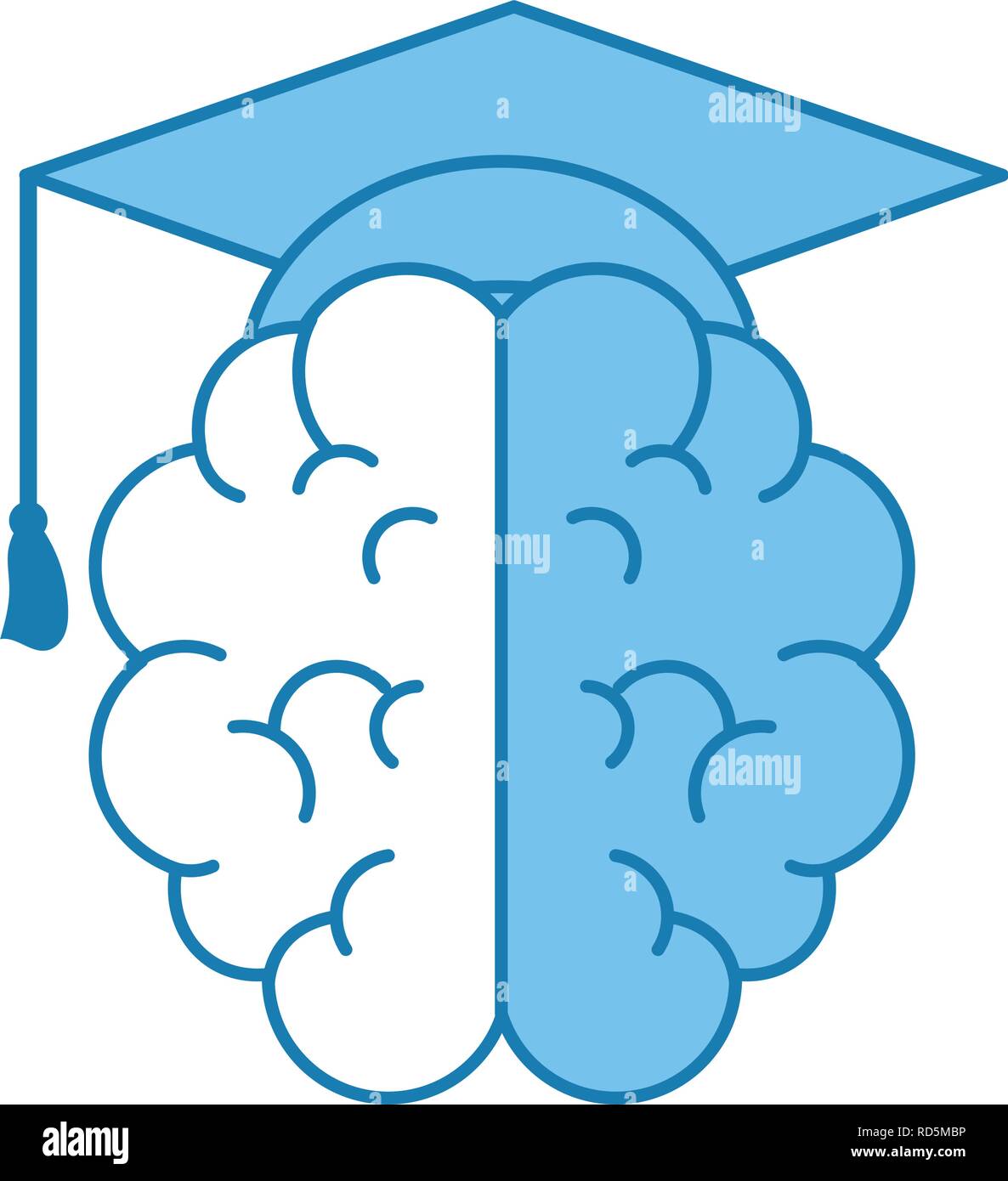 Brain Graduation Cap High Resolution Stock Photography and Images - Alamy