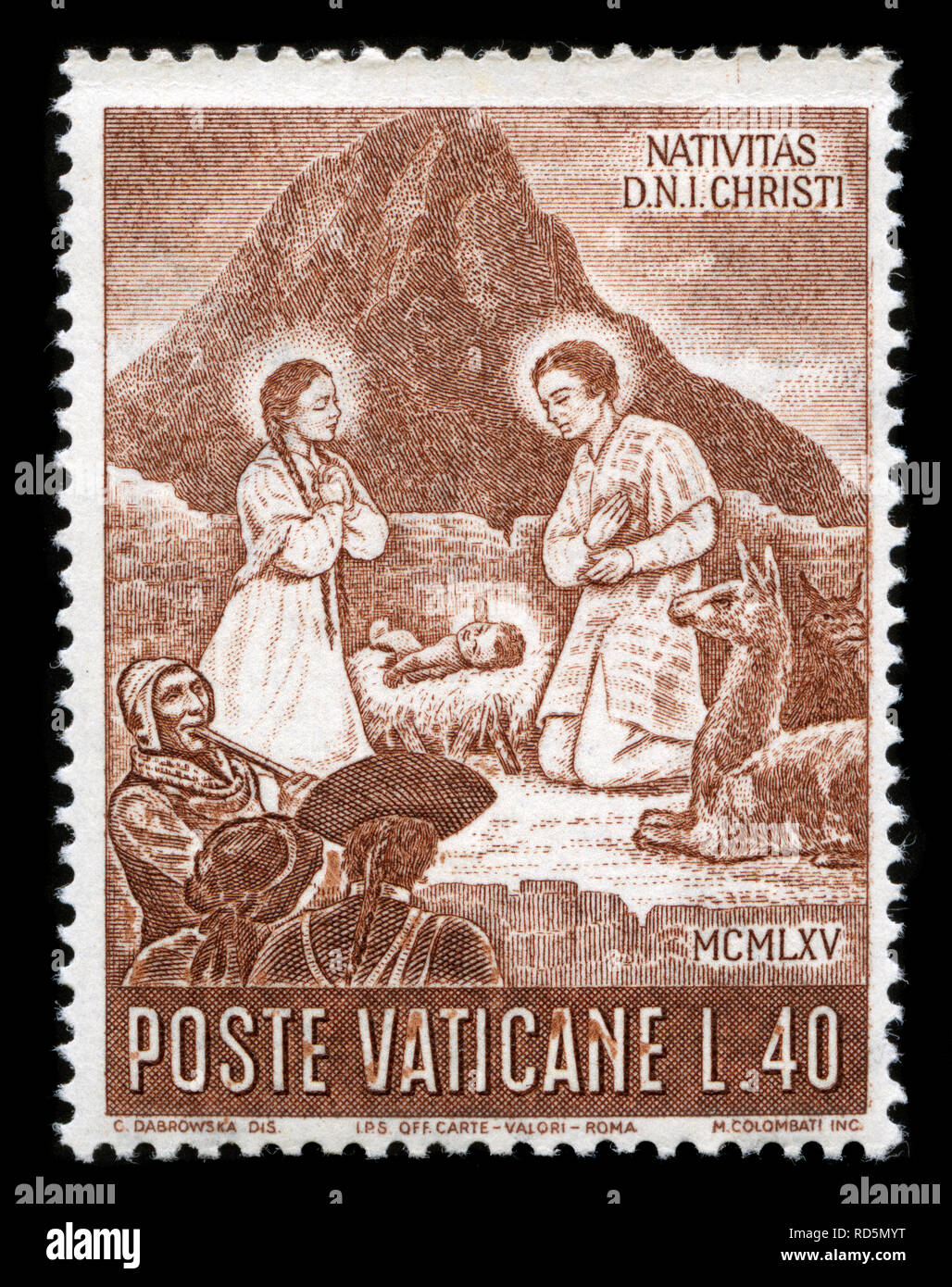 Vatican postage stamp hi-res stock photography and images - Alamy