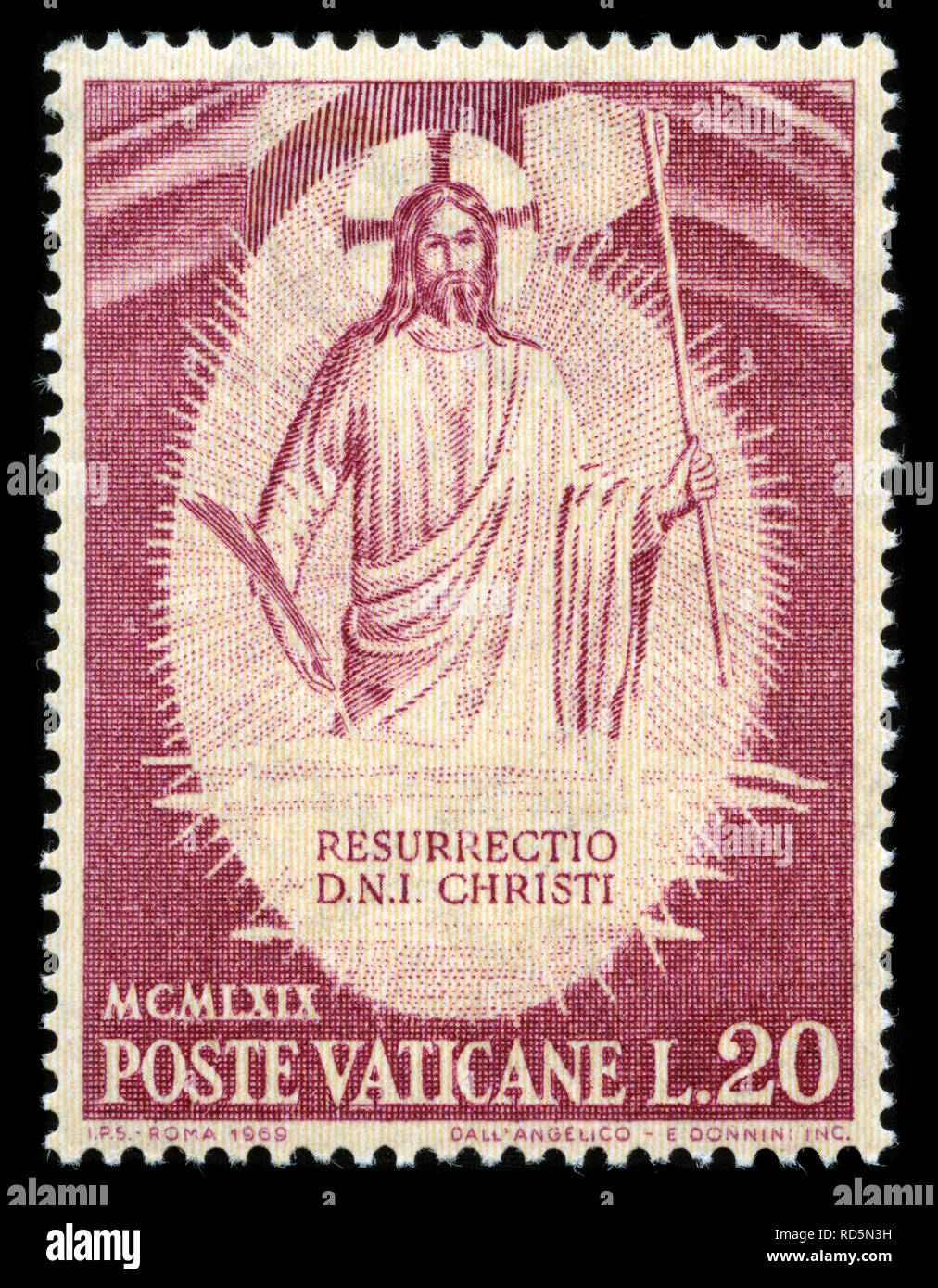 Vatican postage stamp hi-res stock photography and images - Alamy