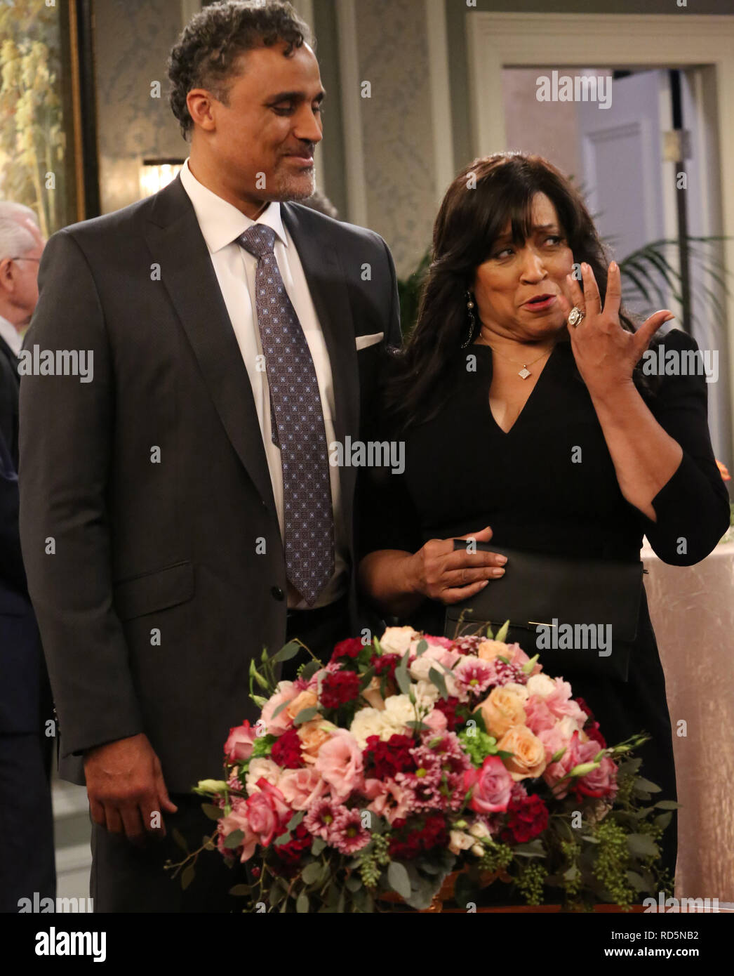 THE COOL KIDS, from left: Rick Fox, Jackee Harry, 'Funeral Crashers ...