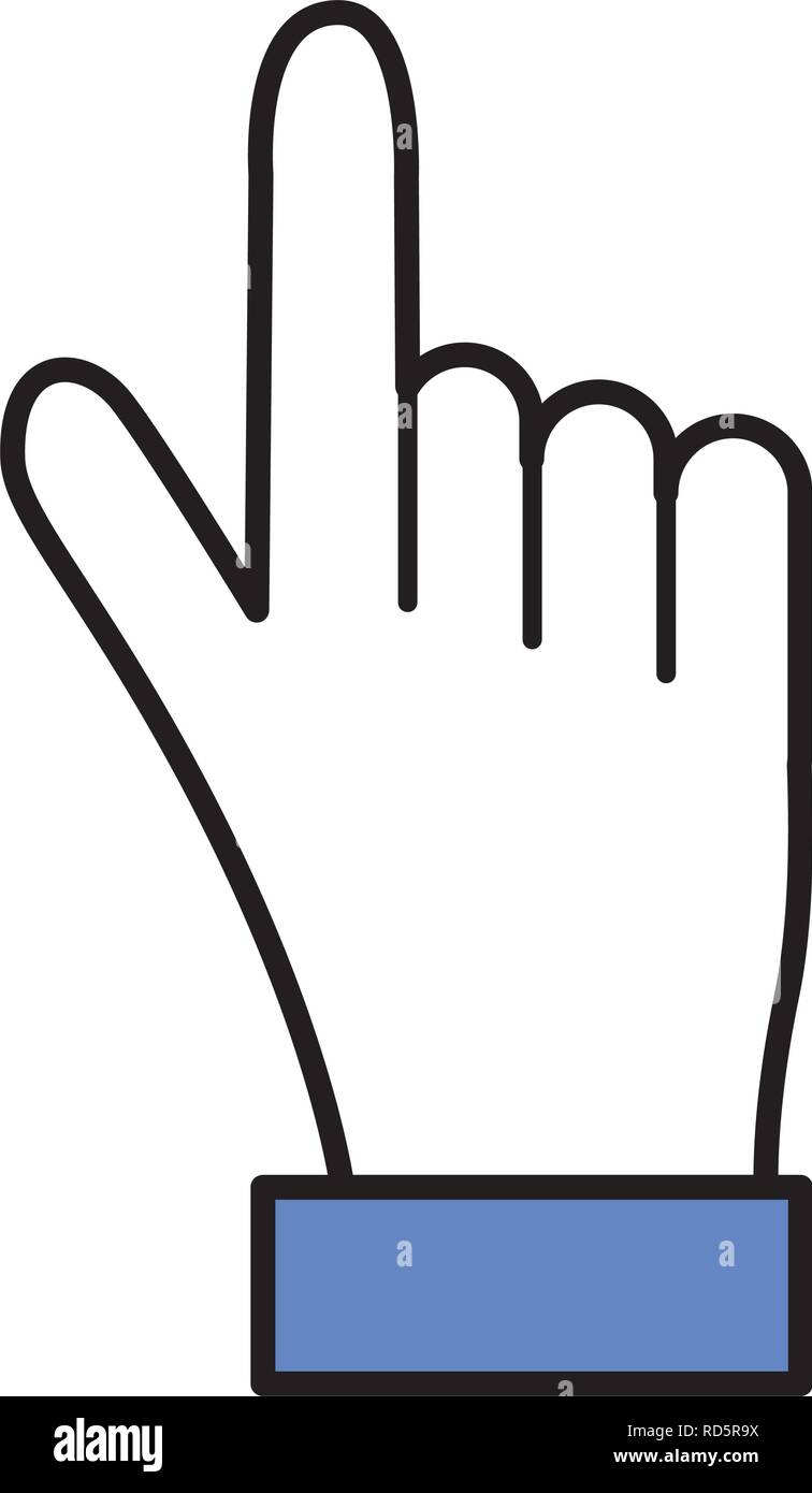 Student pointing to screen Stock Vector Images - Alamy