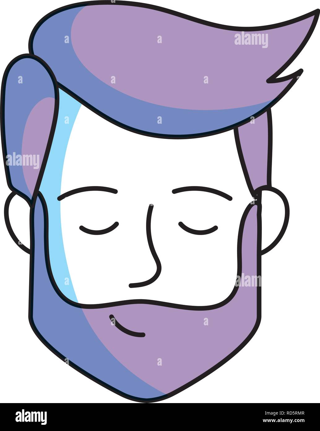 man only face Stock Vector Image & Art - Alamy