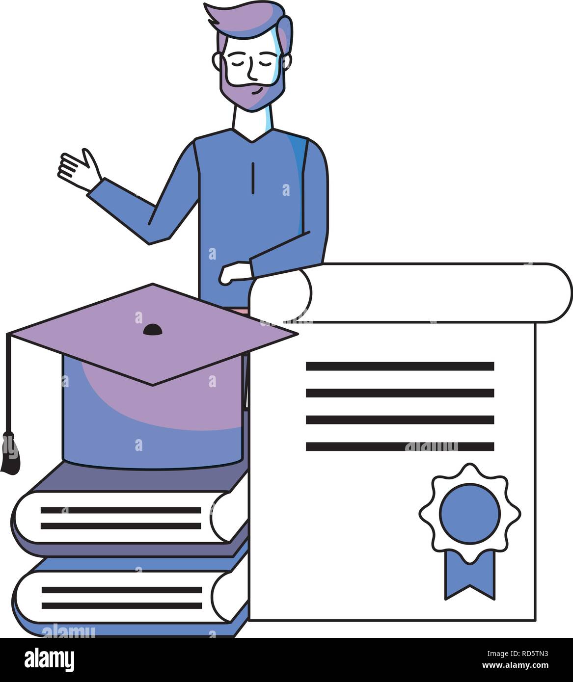 Bookman Stock Vector Images - Alamy