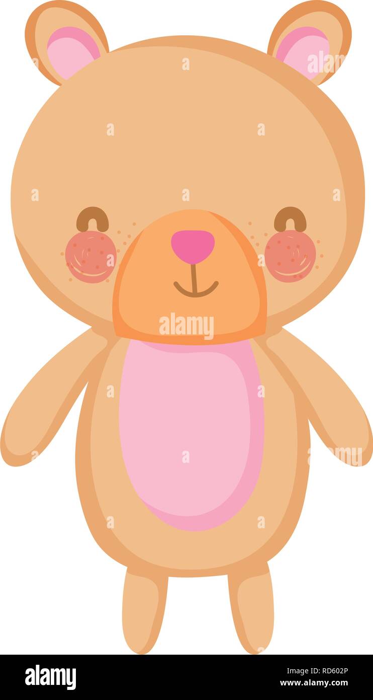 cute bear teddy character Stock Vector Image & Art - Alamy