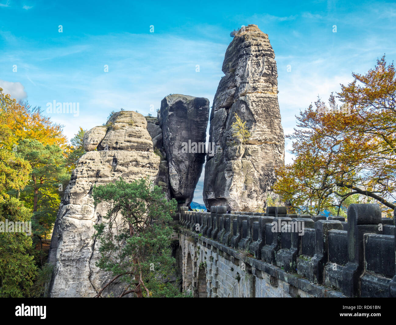 Basteibrucke bridge hi-res stock photography and images - Alamy