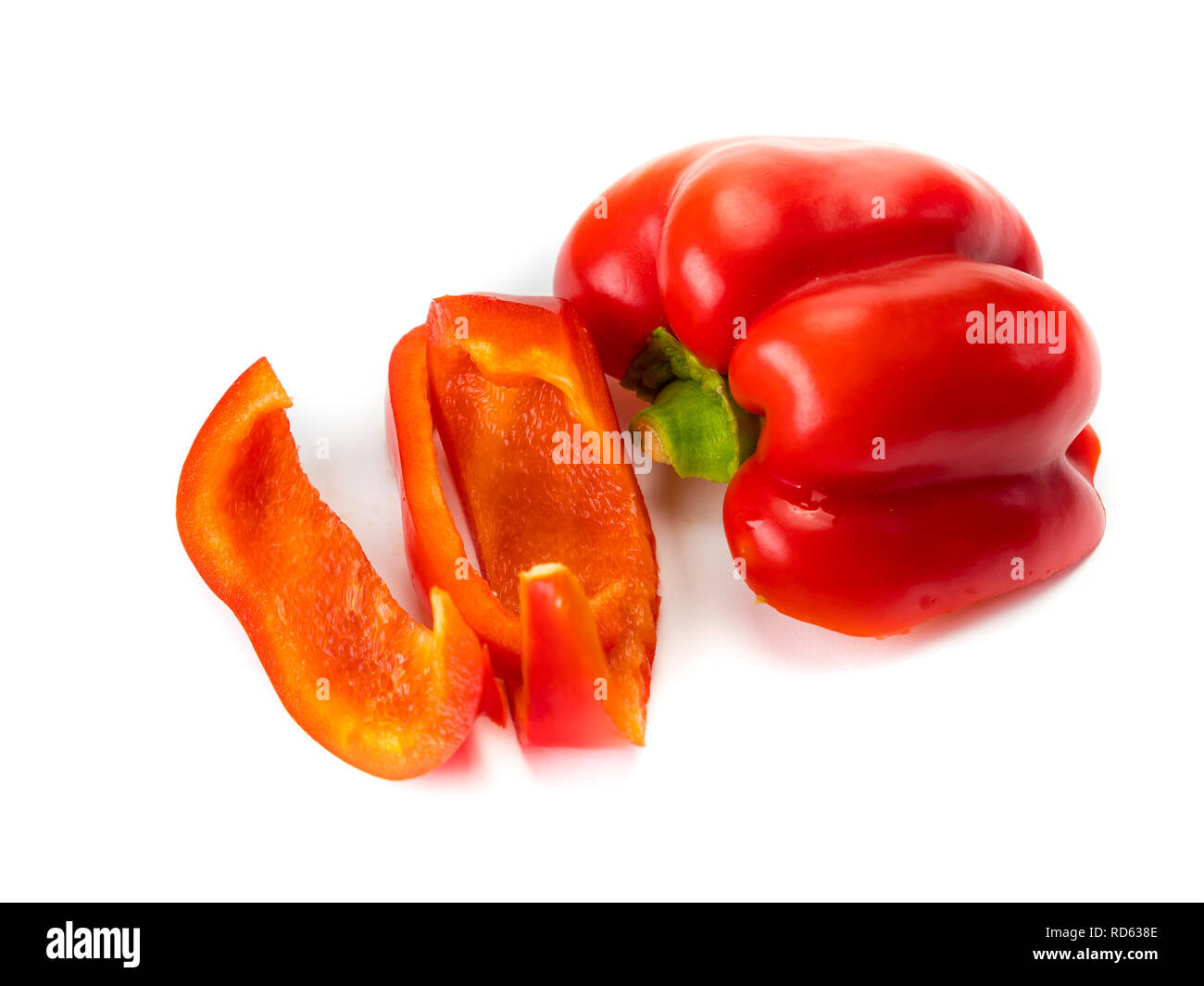 Red pepper isolated Stock Photo - Alamy