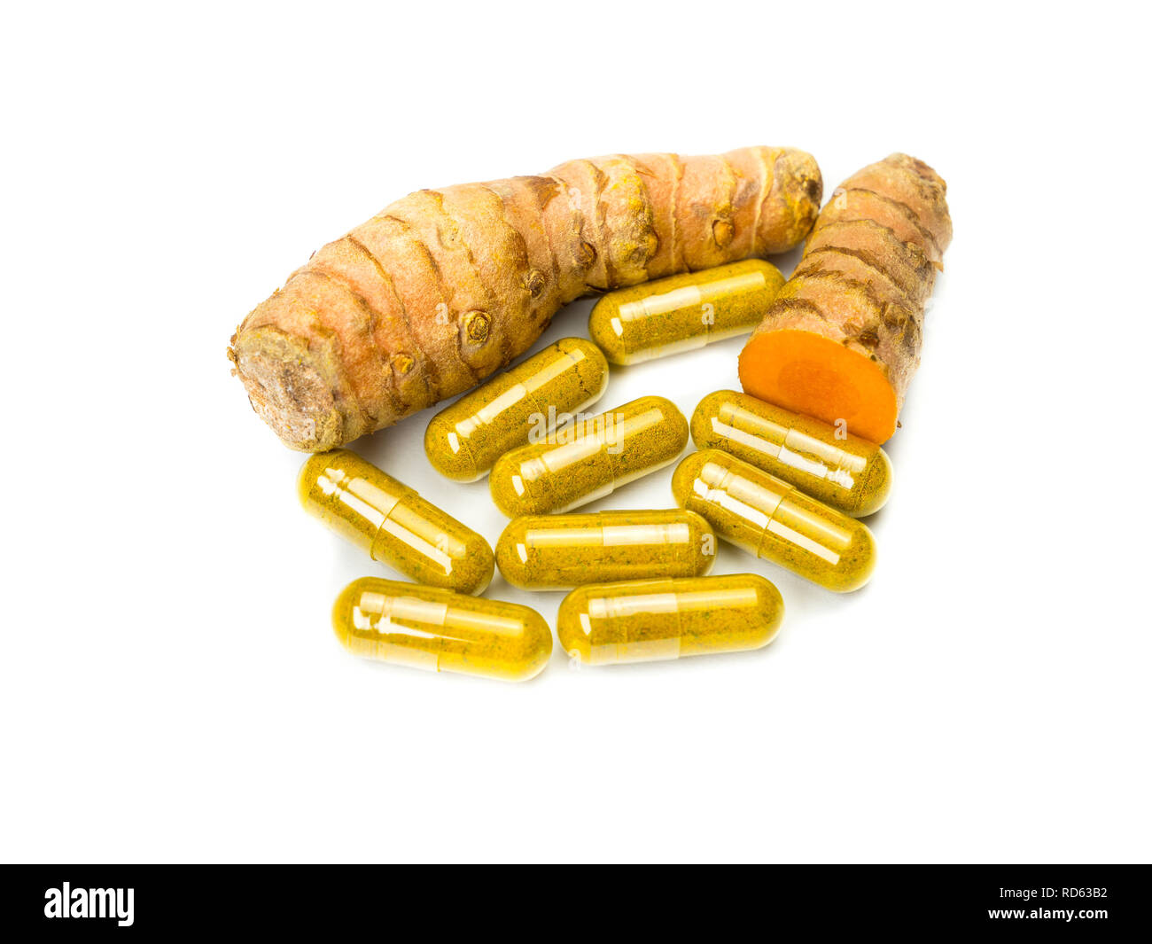 Curcuma capsules hi-res stock photography and images - Alamy