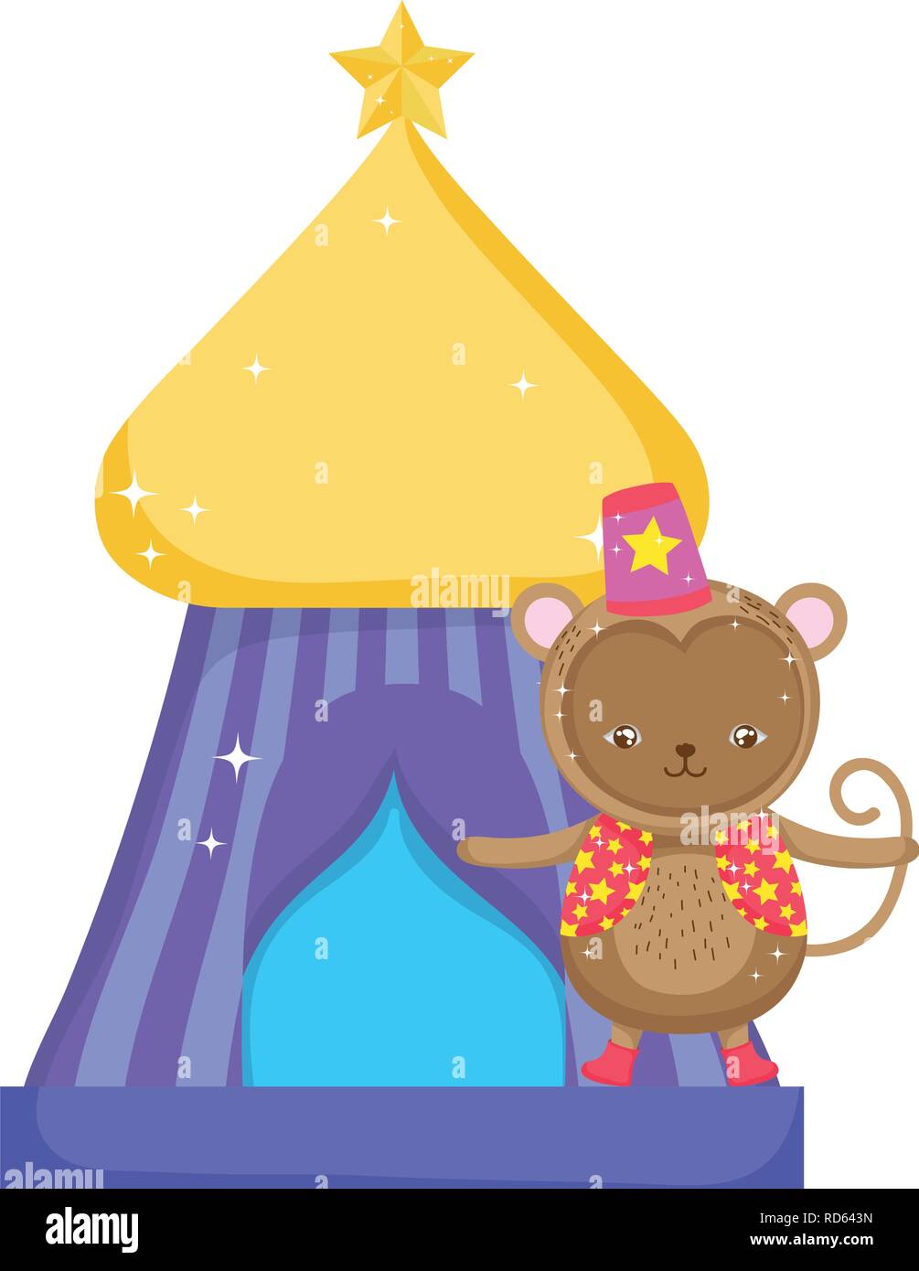 Circus tent costume Stock Vector Images - Alamy