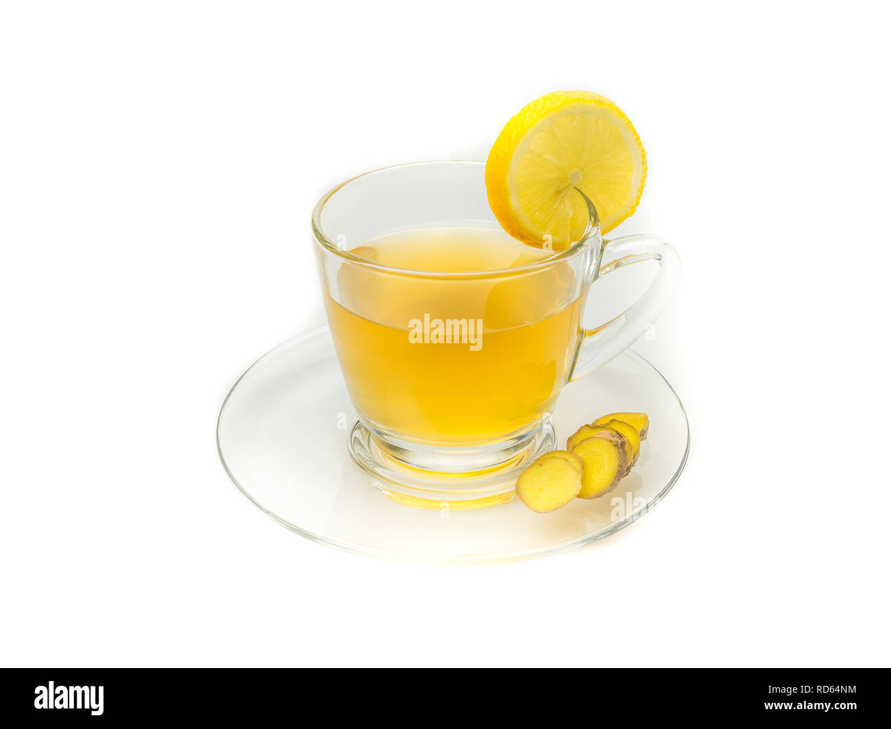 homemade ginger tea with lemon Stock Photo - Alamy