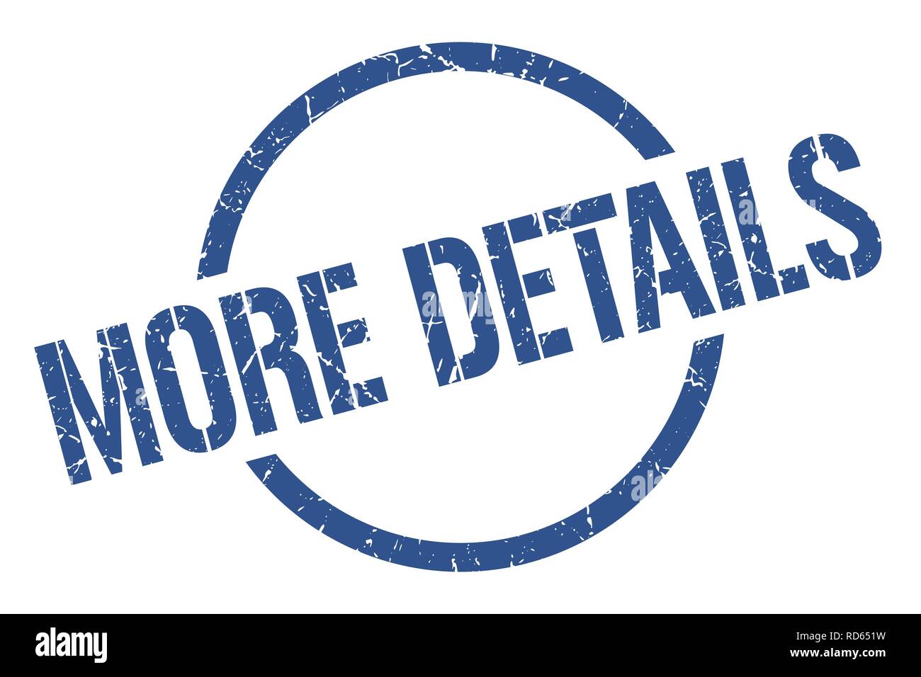 more details blue round stamp Stock Vector Image & Art - Alamy