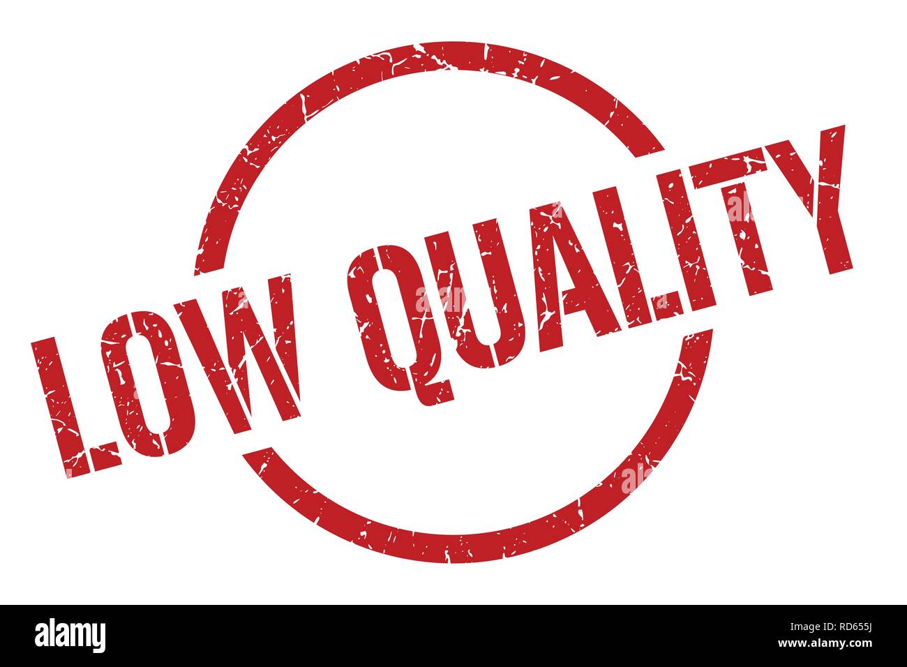 low quality red round stamp Stock Vector Image & Art - Alamy