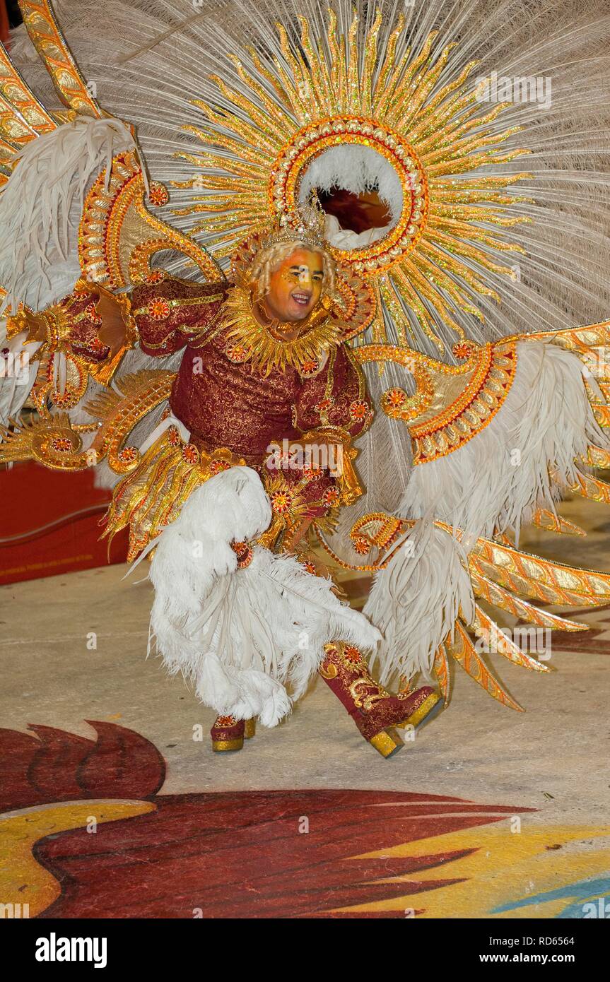 Dancer at the Gualeguaychu Carnival, Entre Rios Province, Argentina ...