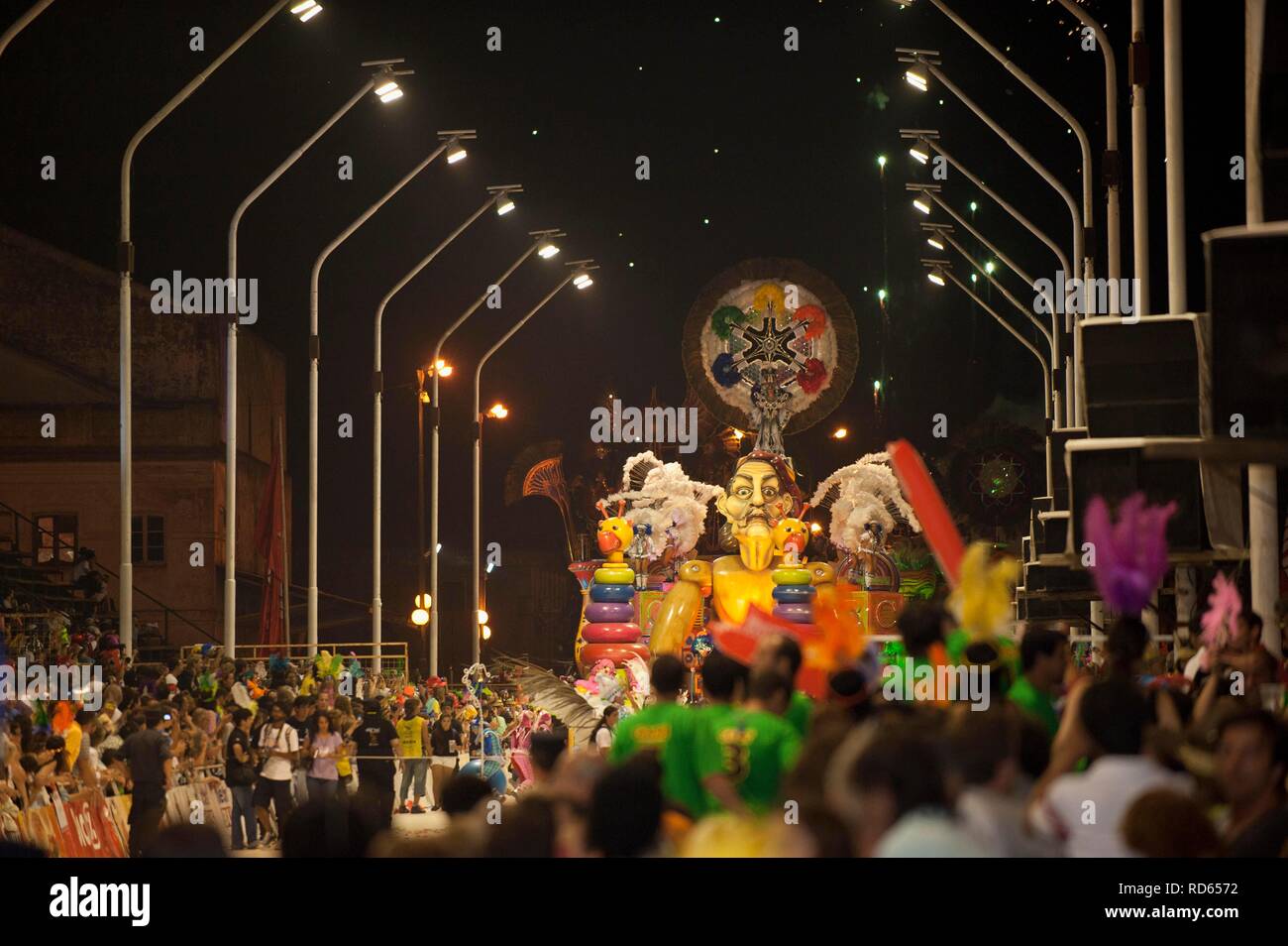 Float at the Gualeguaychu Carnival, Entre Rios Province, Argentina ...