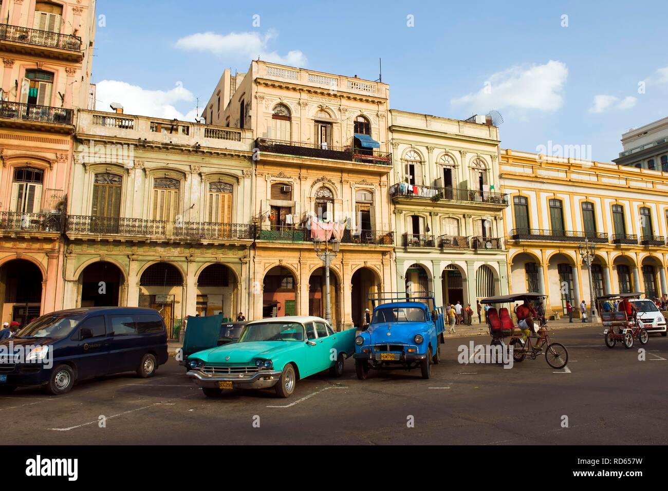 Old buildings, Old Havana, Unesco World Heritage Site, Cuba Stock Photo ...
