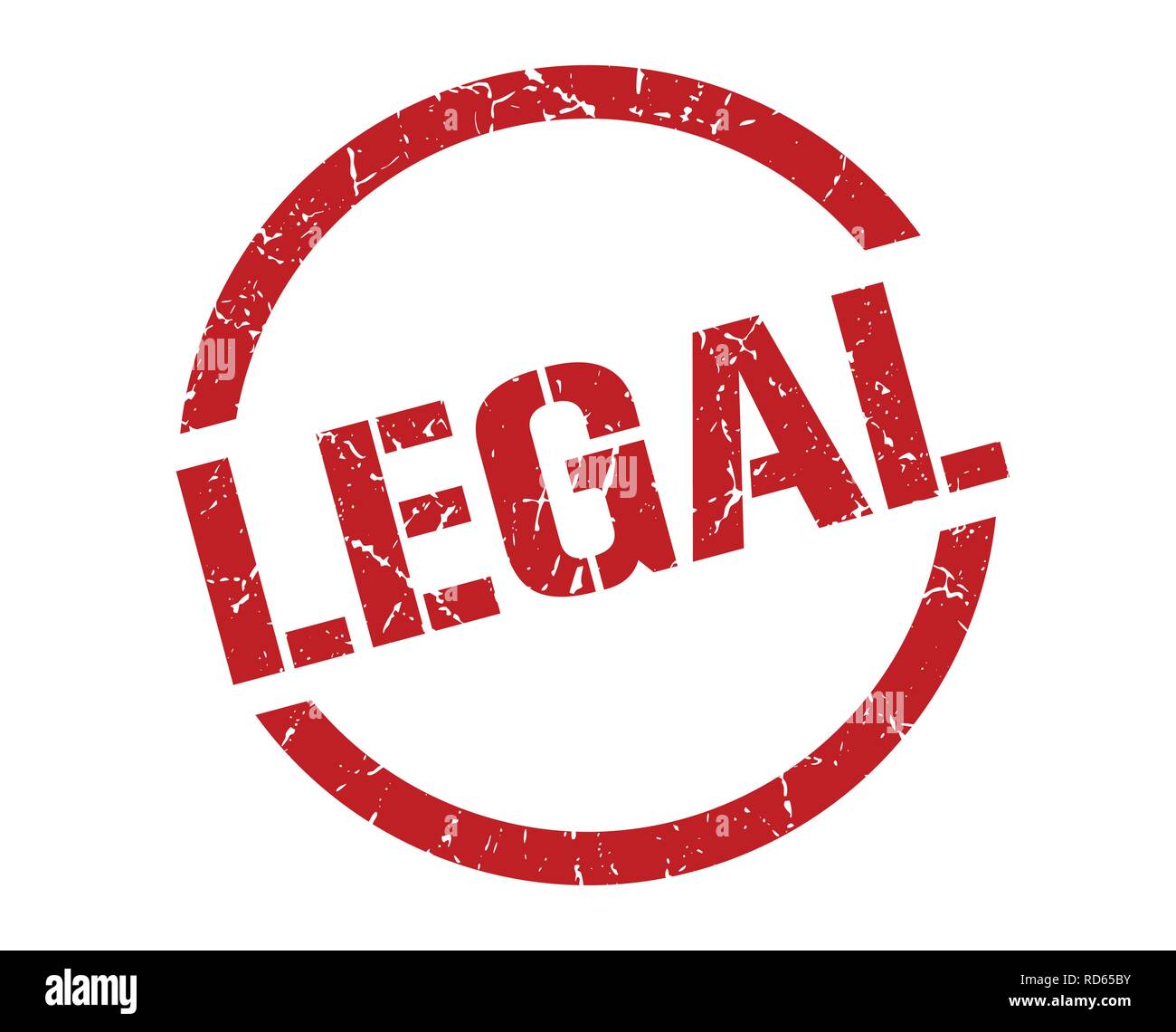 legal red round stamp Stock Vector Image & Art - Alamy