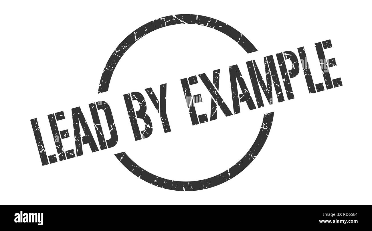 Lead by example Cut Out Stock Images & Pictures - Alamy