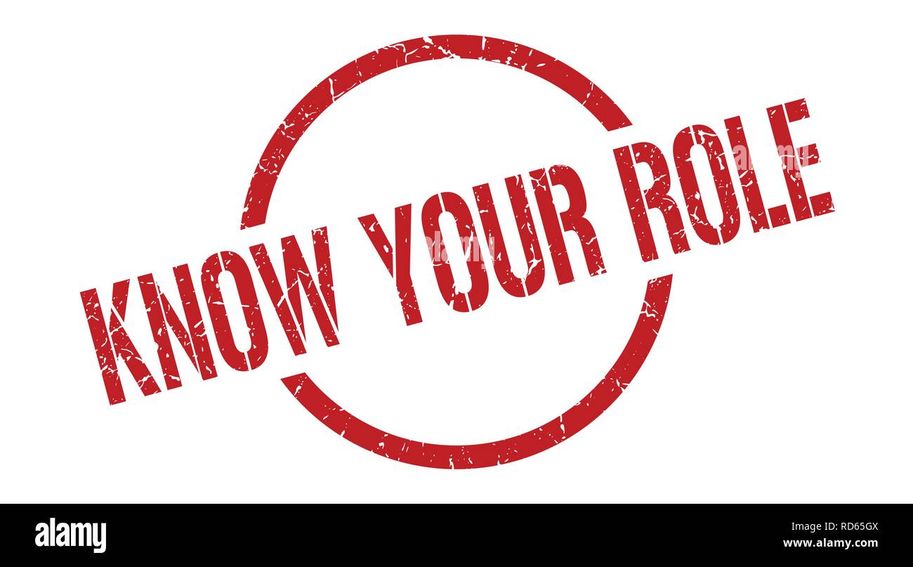 Know your role Stock Vector Images - Alamy