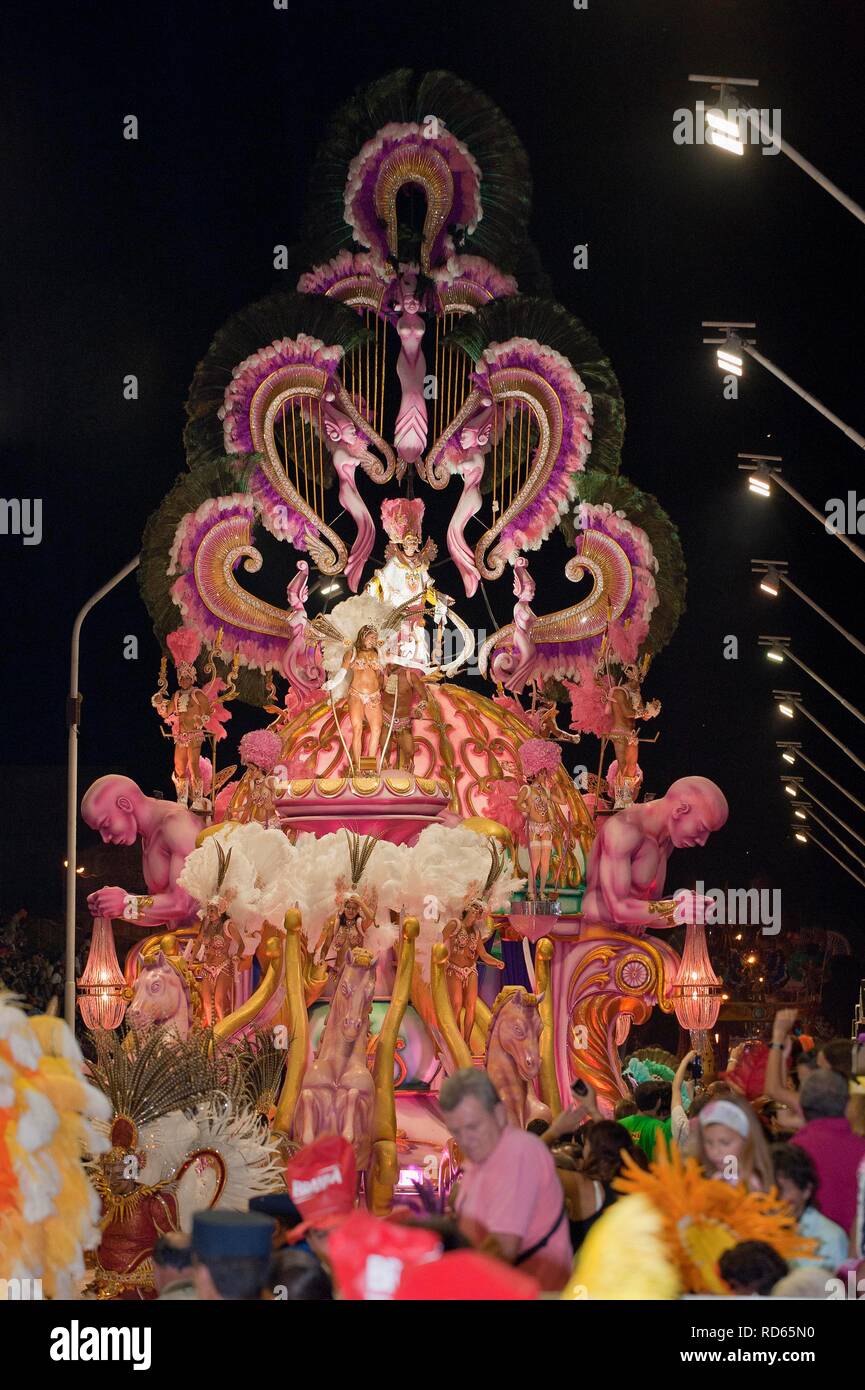 Float at the Gualeguaychu Carnival, Entre Rios Province, Argentina ...