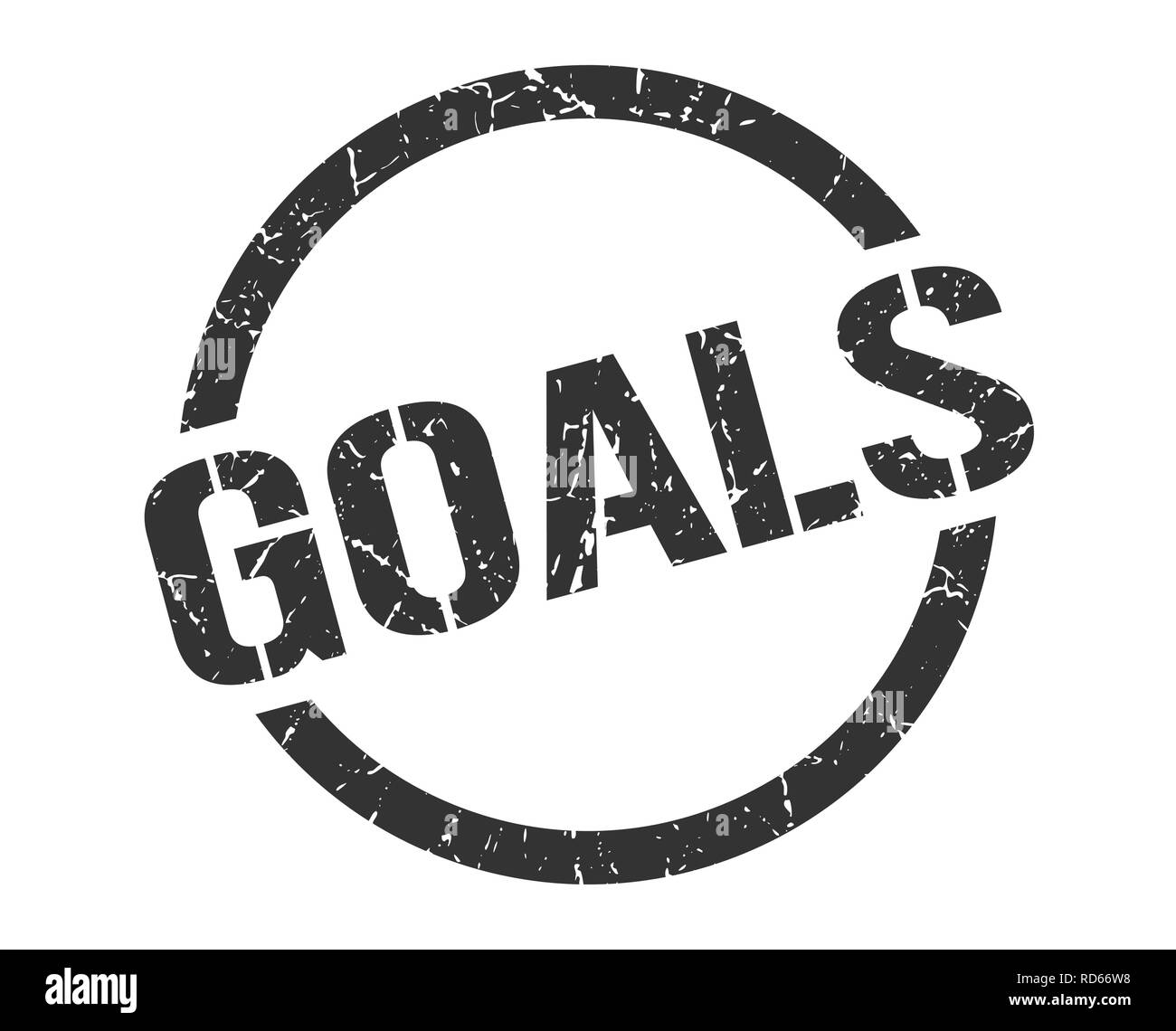 goals black round stamp Stock Vector Image & Art - Alamy