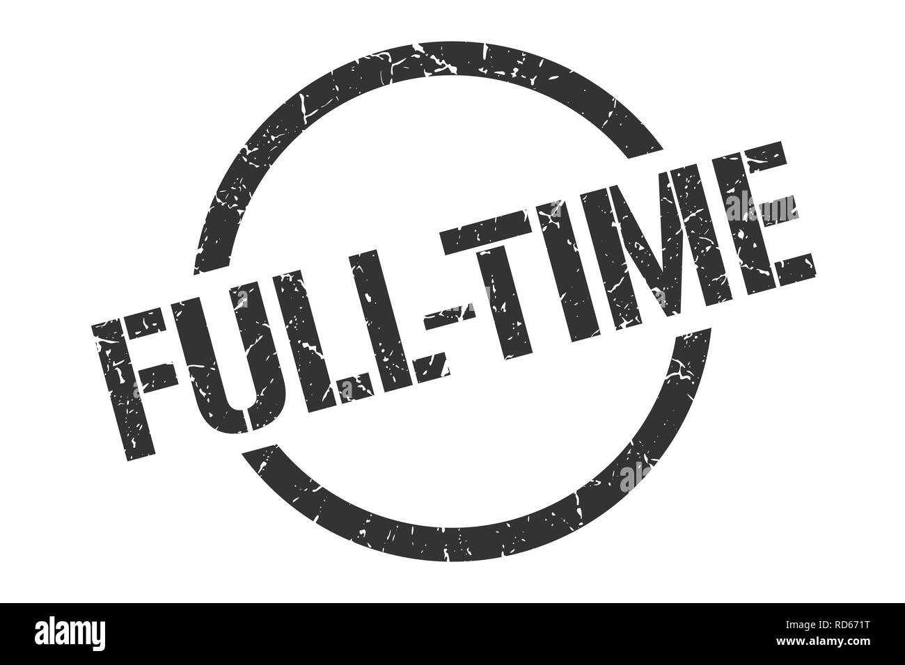 Full time rubber stamp Black and White Stock Photos & Images - Alamy