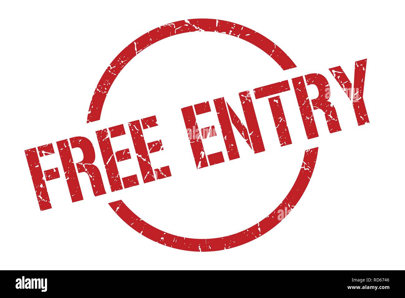 Free entry round grunge hi-res stock photography and images - Alamy