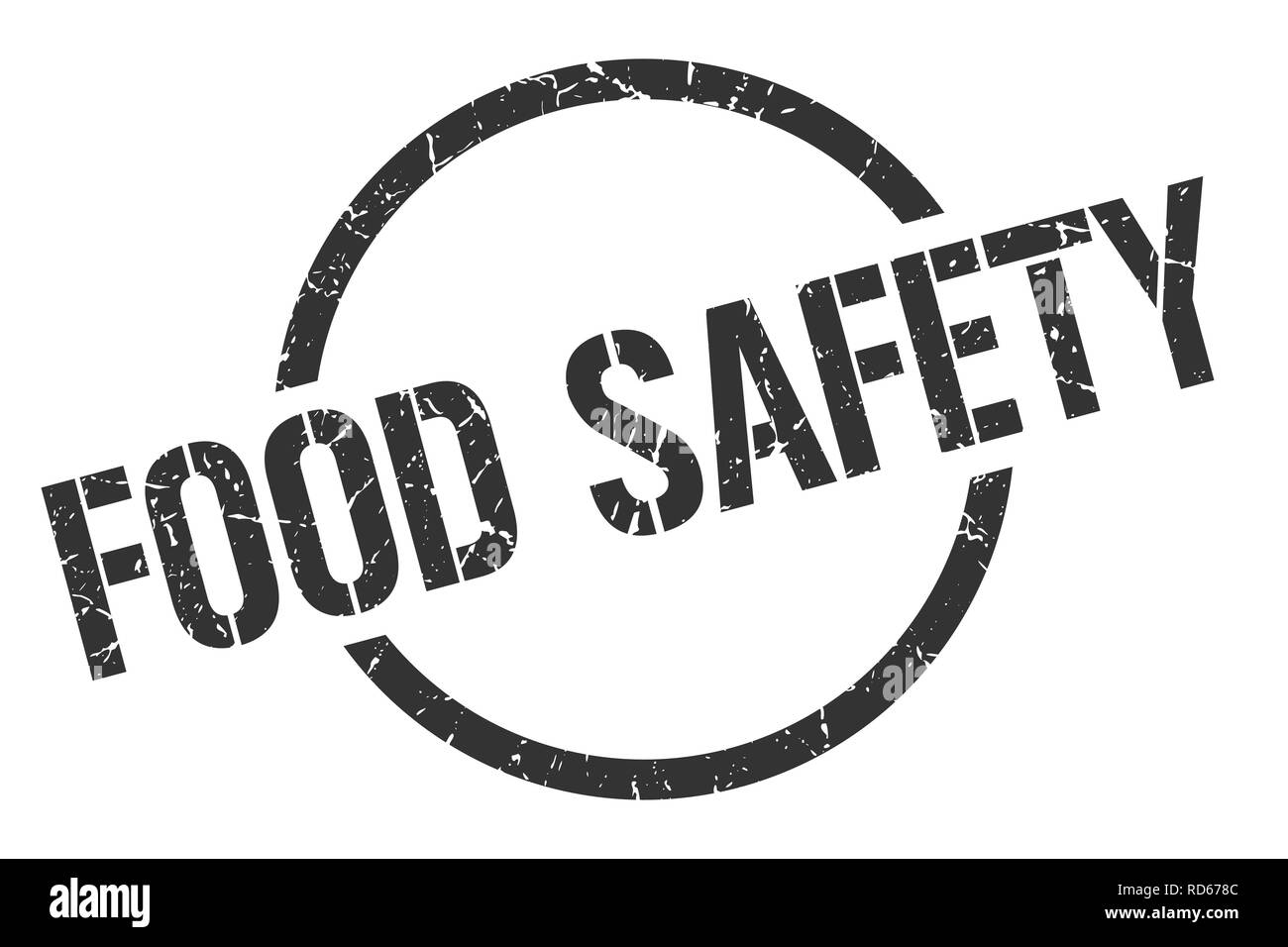 food safety black round stamp Stock Vector Image & Art - Alamy