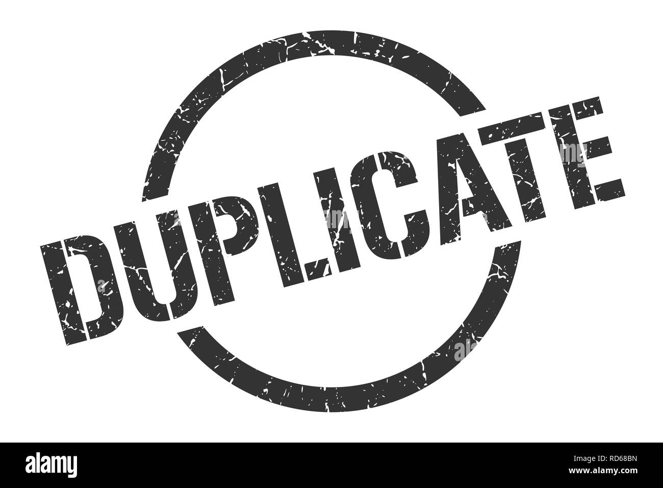 Duplicate badge Black and White Stock Photos & Images - Alamy