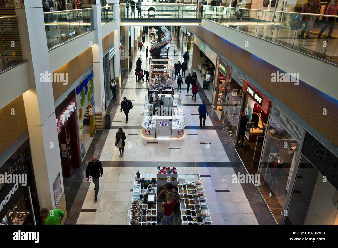 view of a mall from above Stock Photo - Alamy