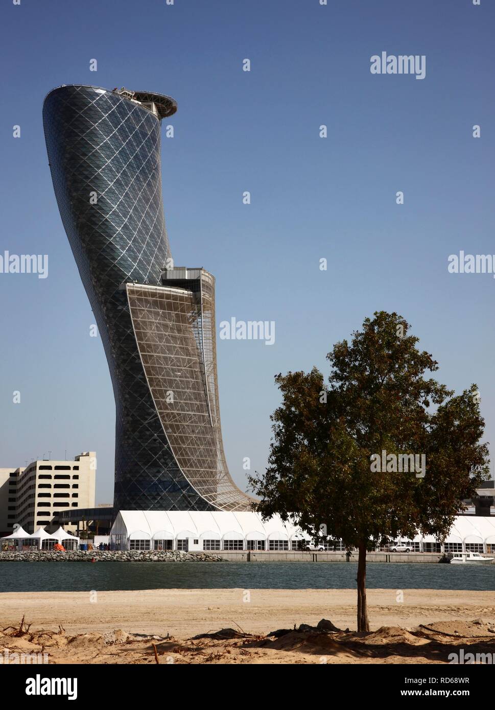 Abu dhabi gate towers hi-res stock photography and images - Alamy