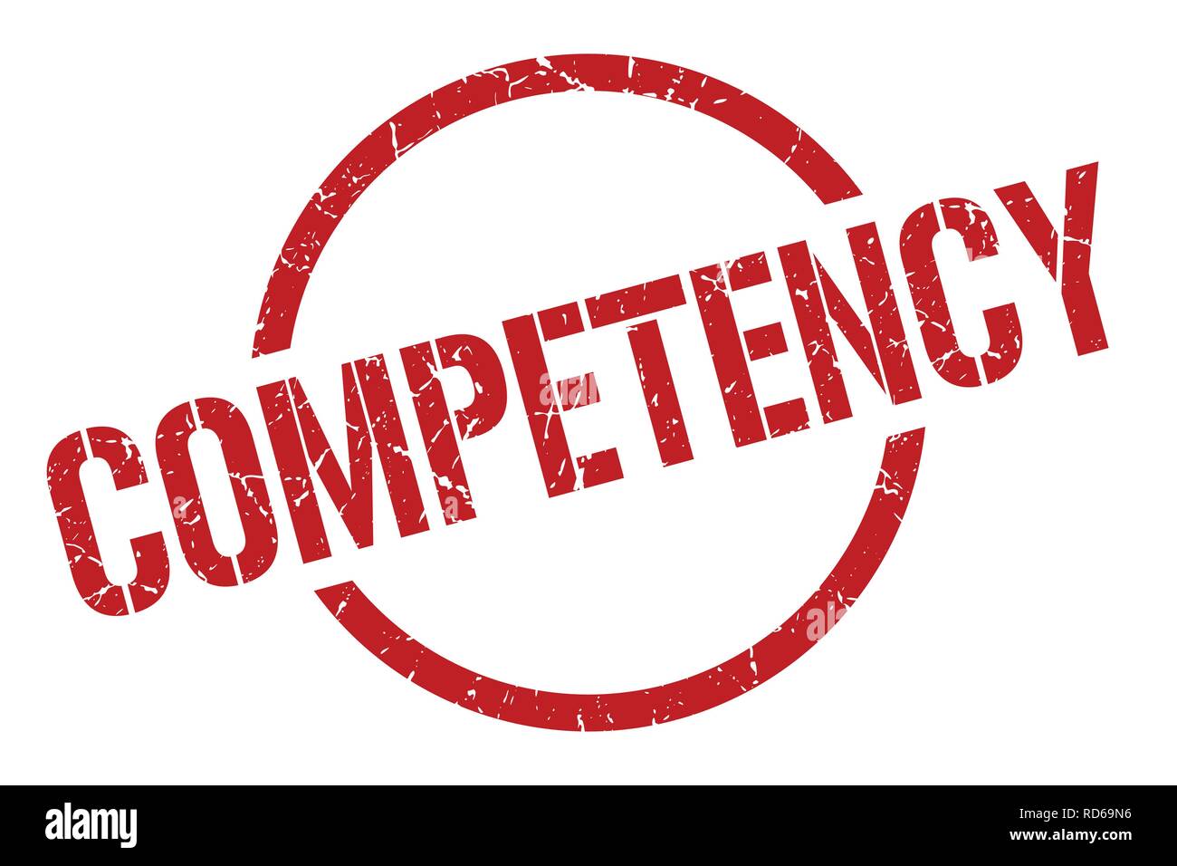 competency red round stamp Stock Vector Image & Art - Alamy