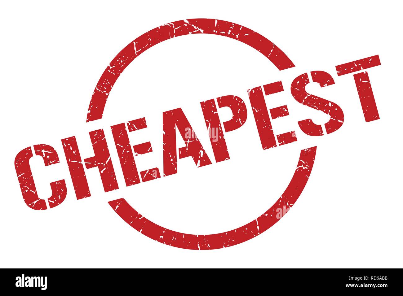 cheapest red round stamp Stock Vector Image & Art - Alamy