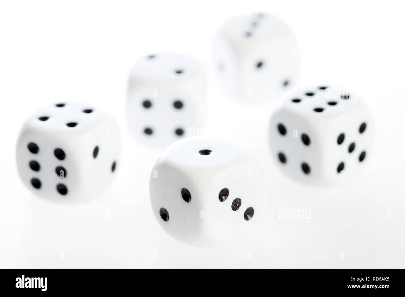 Five dice hi-res stock photography and images - Alamy
