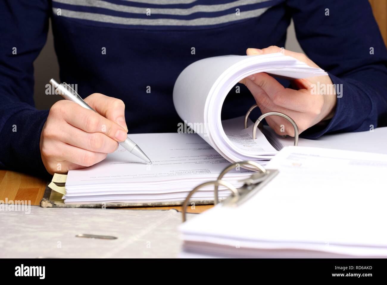 Keeping a check hi-res stock photography and images - Alamy