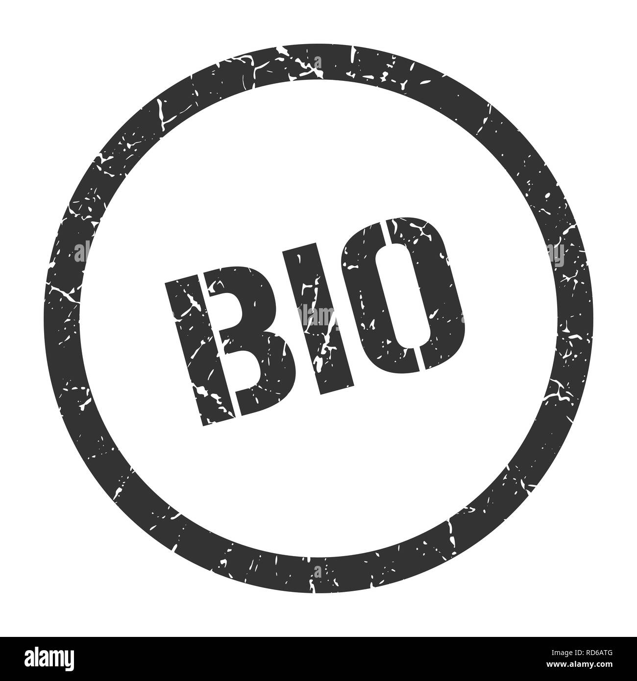bio black round stamp Stock Vector Image & Art - Alamy