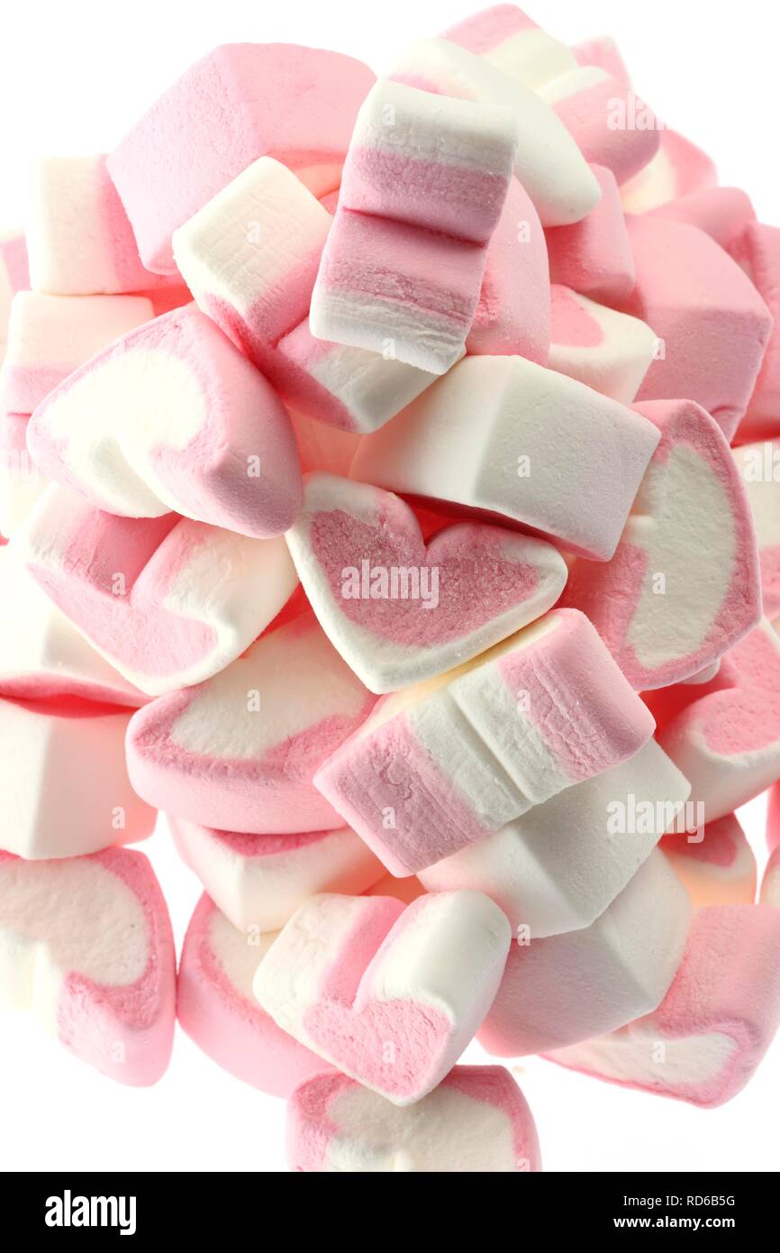 Marshmallow hearts hi-res stock photography and images - Alamy