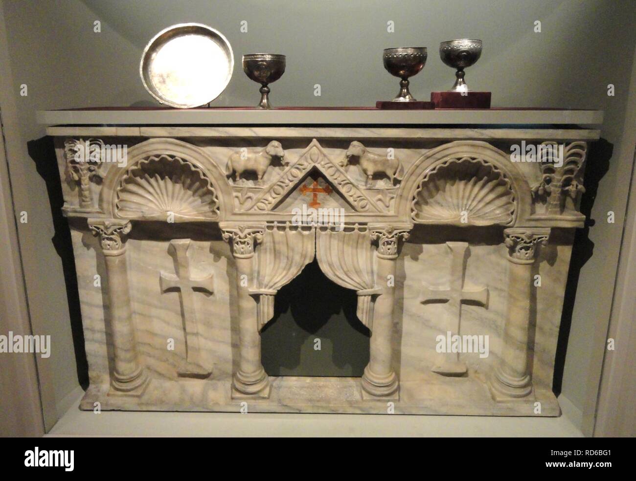 Altar Front (with Beth Misona Treasure above), 540-600 AD, Early ...