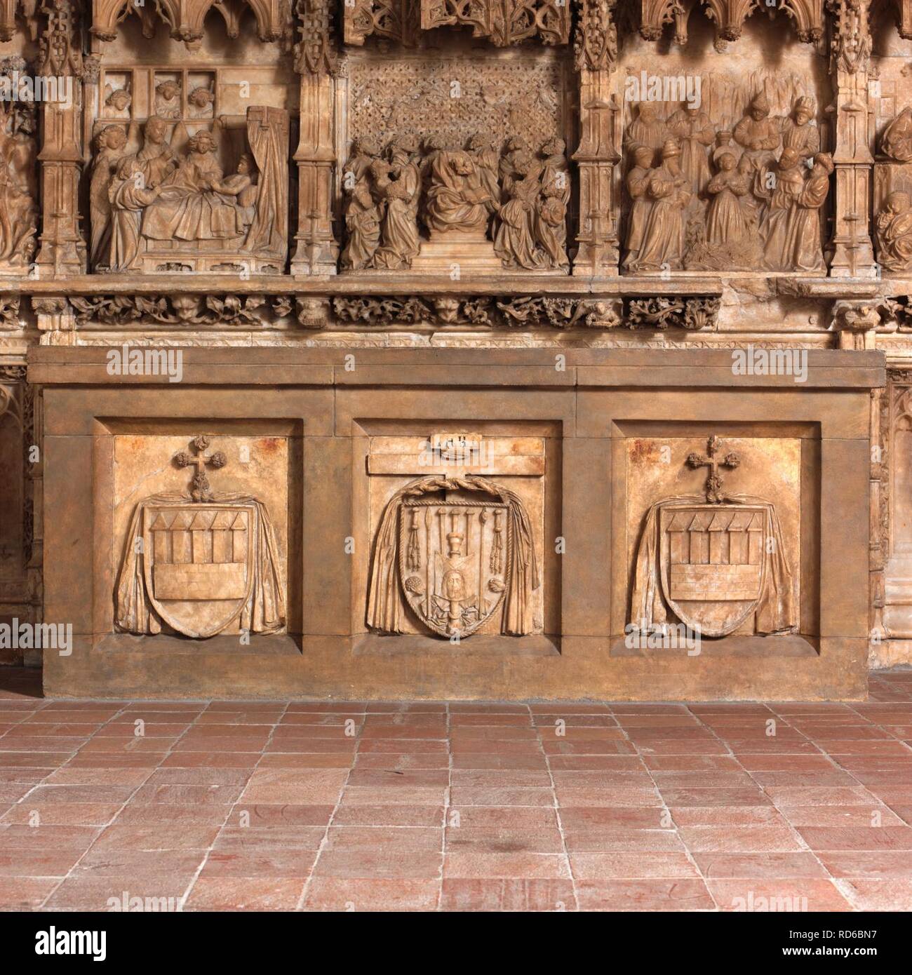 Altar Predella and Socle of Archbishop Don Dalmau de Mur y Cervelló ...