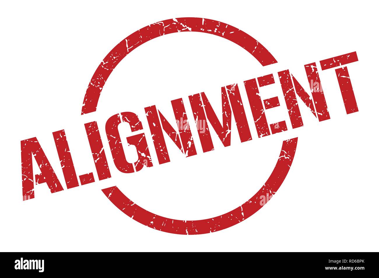 alignment red round stamp Stock Vector Image & Art - Alamy