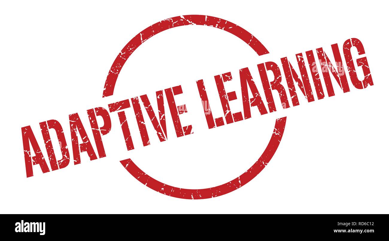 adaptive learning red round stamp Stock Vector Image & Art - Alamy