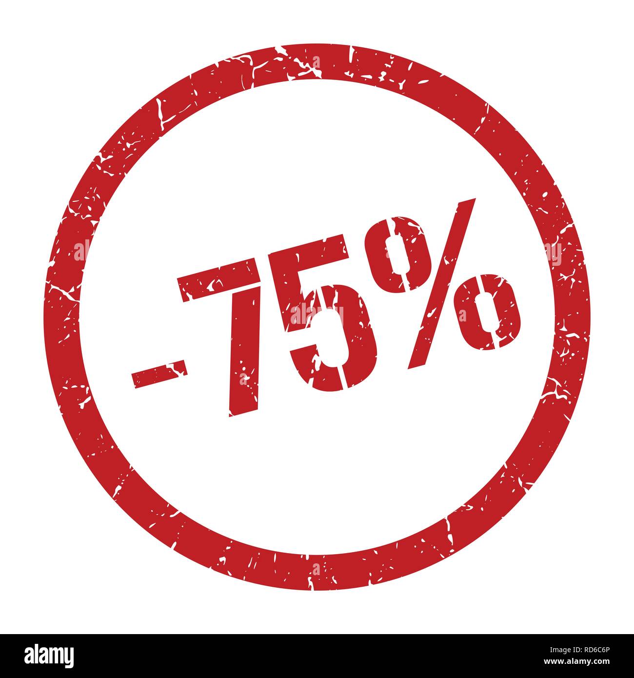 Red seventy five percent Stock Vector Images - Alamy